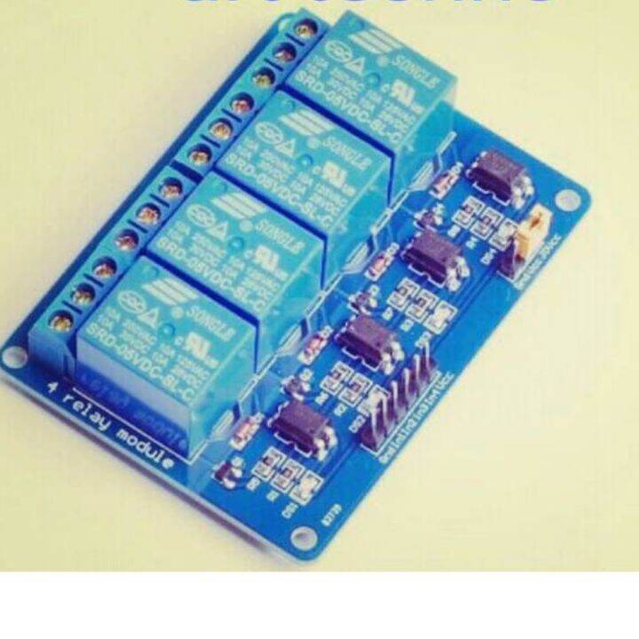 relay 4 channel 5 volt dc 5V Arduino uno R3 NANO MEGA | Lazada Indonesia