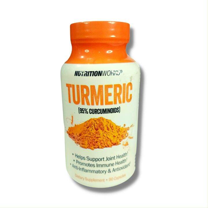 NutritionWorks Turmeric 100% Legit Imported USA| TheHealthProject | 90 ...