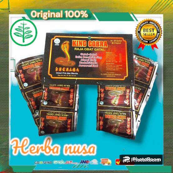 KING COBRA KAPSUL RAJA OBAT GATAL. GATAL EXIM. KADAS. KUDIS. ORIGINAL ISI 20 SACHET. | Lazada ...