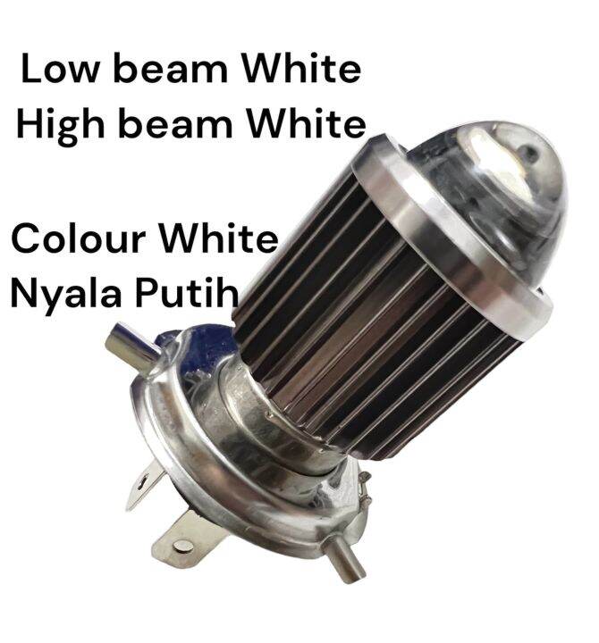 LAMPU LED H4 H6 H6 BA20D LASER BOHLAM LAMPU UTAMA LAMPU DEPAN MOTOR LED ...