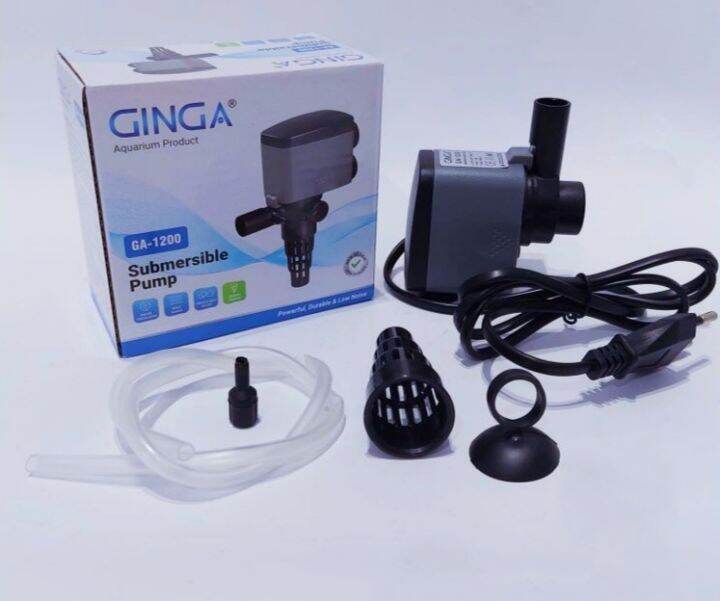 GINGA GA1200 GA 1200 mesin Pompa Celup power head Aquarium Aquascape ...