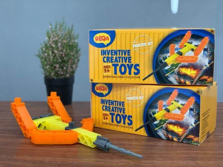 REQA- FIGHTER JET (inventive creative toys age 5+ years old) | Lazada