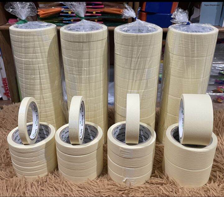 MASKING TAPE 1/2", 3/4", 1", 2" X 25 meters | Lazada PH