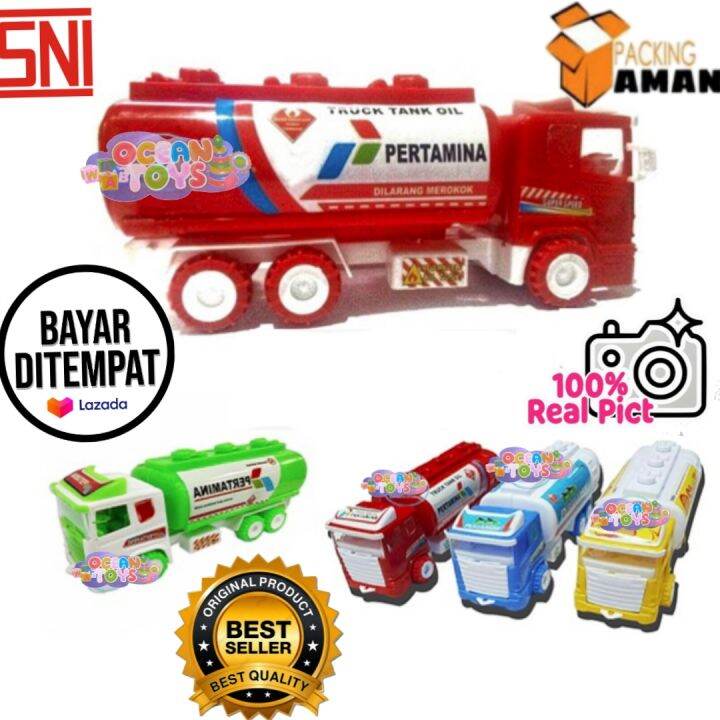 COD PROMO ST 2019 mainan Truk Mobil Tanki Pertamina PERTAMAX / TANGKI ...