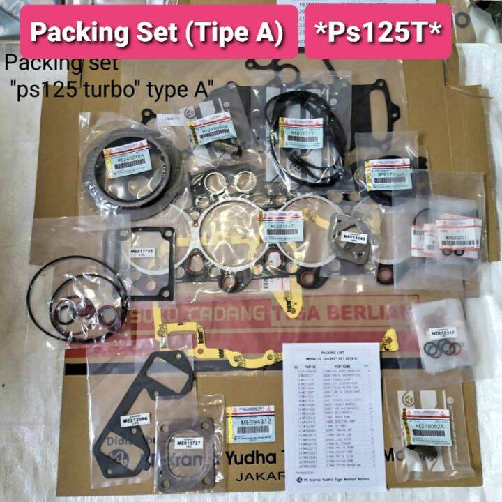 paking packing set canter ps125 gasket full set ps125 canter | Lazada ...