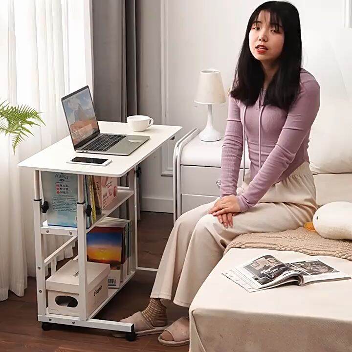 LALA Bedside Portable Easy Lifting Laptop Table Height Adjustable with ...