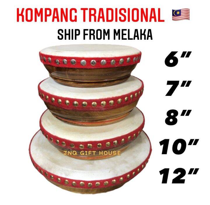 [READY STOCK🇲🇾] Kompang Tradisional Asli Melayu Kompang Kulit Kambing ...