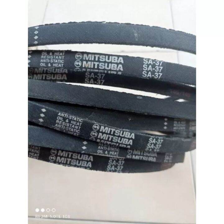 vanbel Van bel tali dinamo mesin MITSUBA ukuran SA-37 bahan karet solid ...