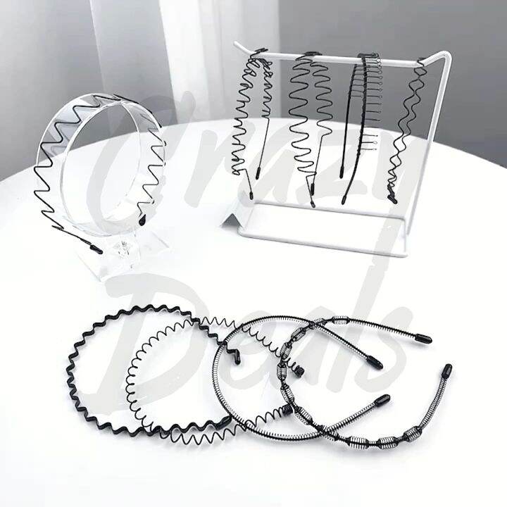 UNISEX HAIRBAND STEEL METAL CEKAK RAMBUT BESI GULUNG | Lazada