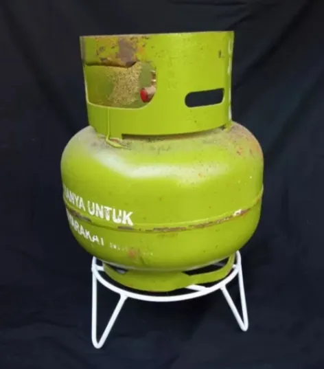 TATAKAN TABUNG GAS MELON/DUDUKAN TABUNG GAS ELPIJI TIGA KILOGRAM/RAK ...