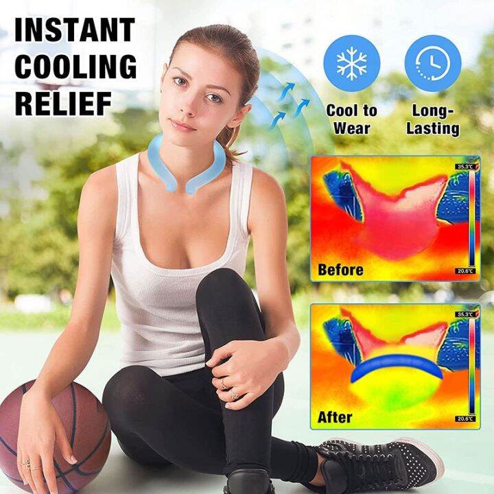 Japan Quick-cooling neck cooling artifact hanging neck ice ring summer ...