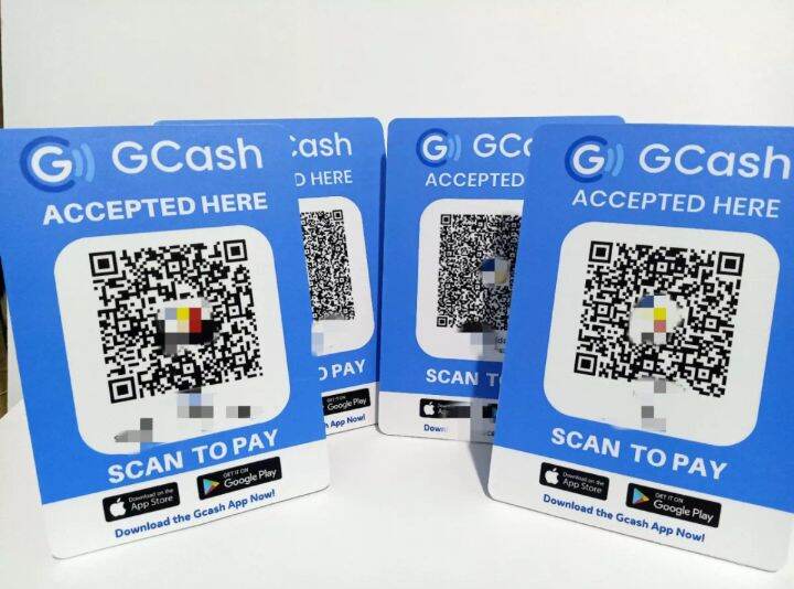 Gcash Qr Standee 4" X 6" Send your own qr screenshot in msg | Lazada PH