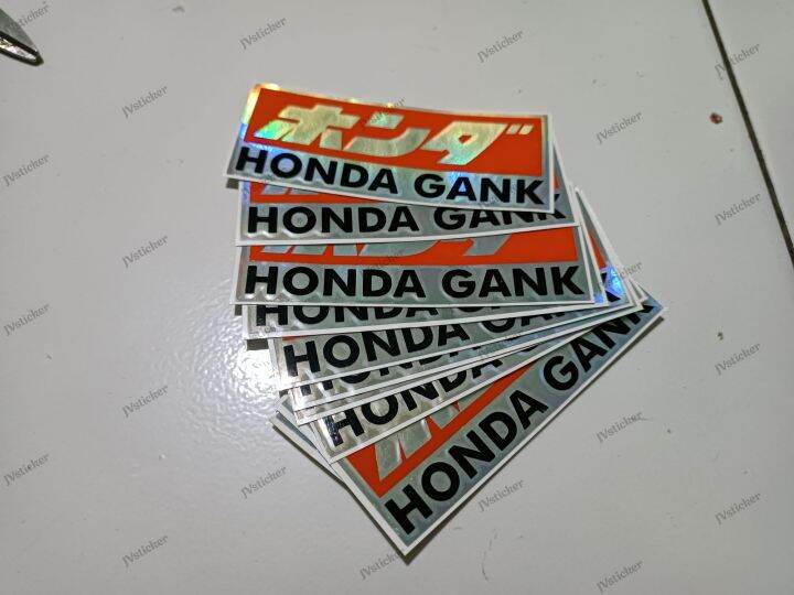 sticker HONDA GANK cutting sticker | Lazada Indonesia