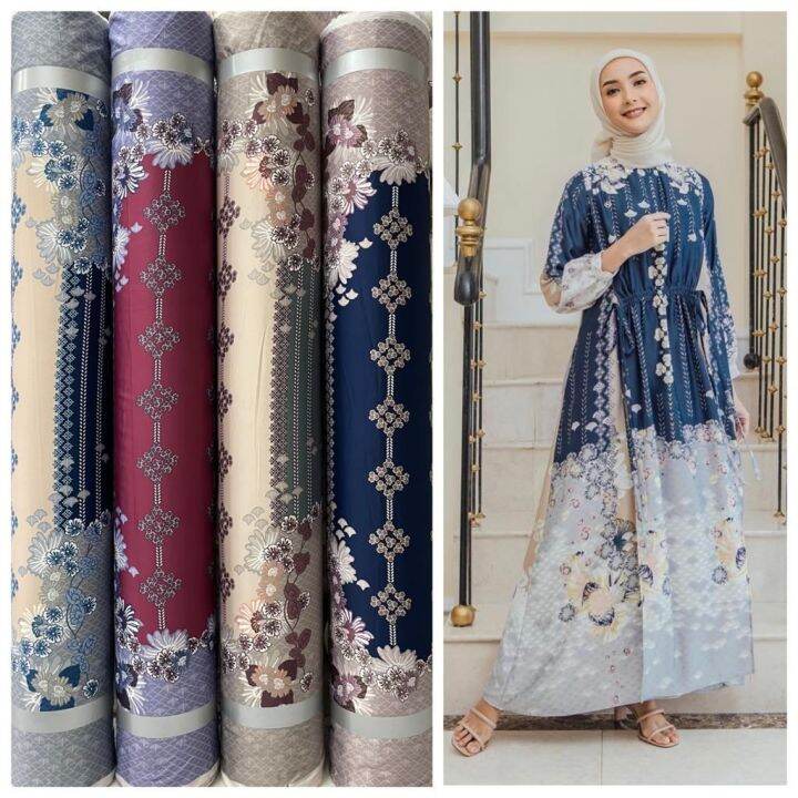 kain silk • kain meteran murah • kain gamis • kain seragam • motif ...