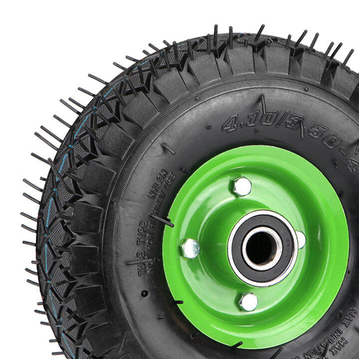 26cm 350-4 Inflatable Wheel Rubber Wheel Silent Caster Heavy Industrial ...