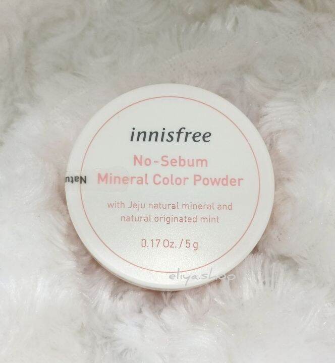 Innisfree No Sebum Mineral Color Powder 5g (No 3 Peach) | Lazada
