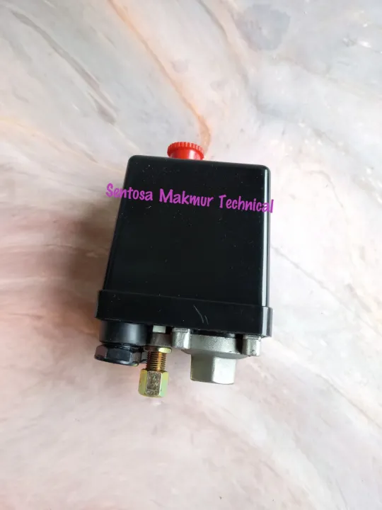 1 / 4 WAY Otomatis Kompresor Angin Automatic Air Pressure Switch 1 / 4 ...