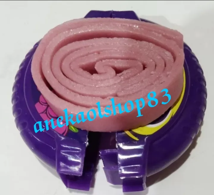permen karet/buble gum roll rasa buah anggur,apel, stroberi | Lazada ...