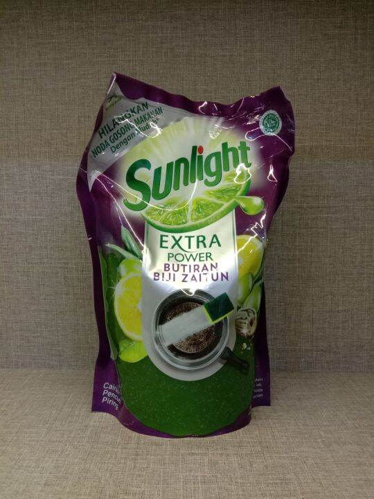 sunlight extra power butiran biji zaitun cairan pencuci piring 680ml ...