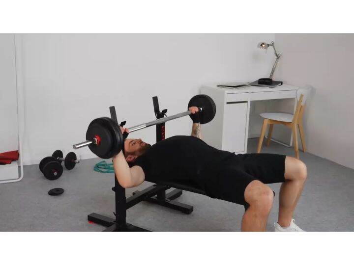 ม้านั่งเพาะกายพับเก็บ Bodybuilding Bench ปรับความลาดได้หลายระดับ ...