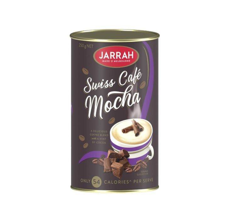 Jarrah Swiss Cafe Mocha Instant Coffee 250g, 55 Calories per serve ...