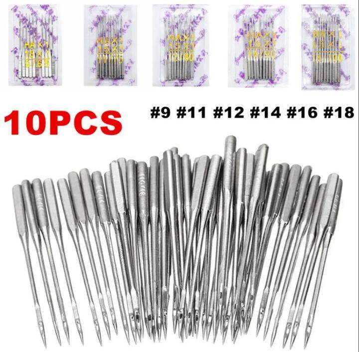 10 PCS/pack ewing Machine Needles Multi-function for Lockstitch ...