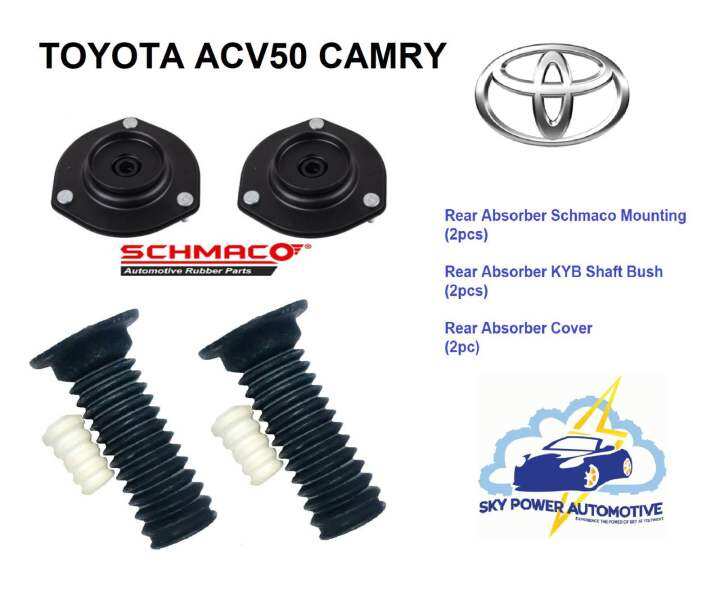 TOYOTA CAMRY ACV50 ACV51 REAR SCHMACO ABSORBER MOUNTING, OE DUST COVER ...