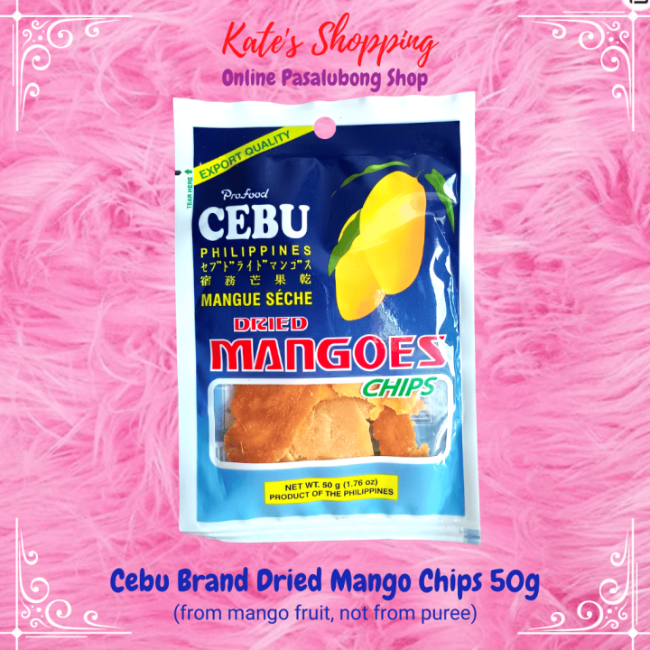 CEBU DRIED MANGO CHIPS 50G | Lazada PH