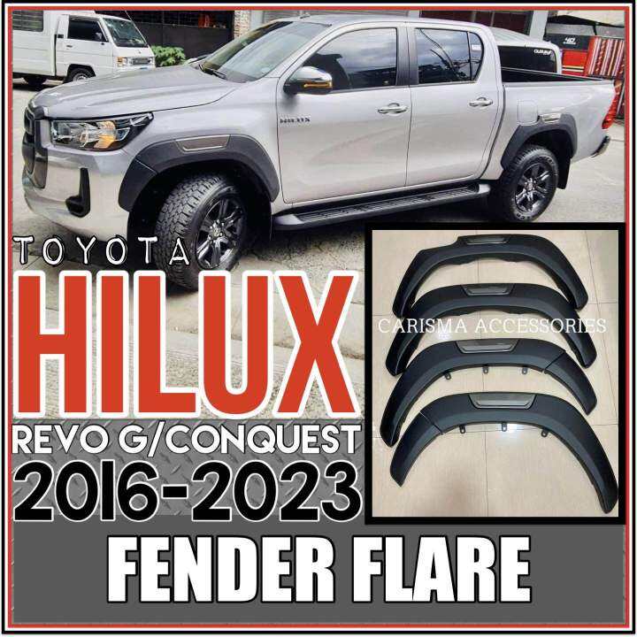 TOYOTA HILUX REVO G 2016-2023 SLIM FENDER FLARE (hilux accessories ...