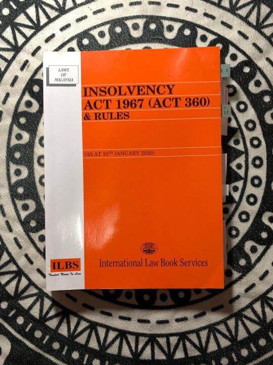 Insolvency Act 1967 (Act 360) & Rules | Lazada