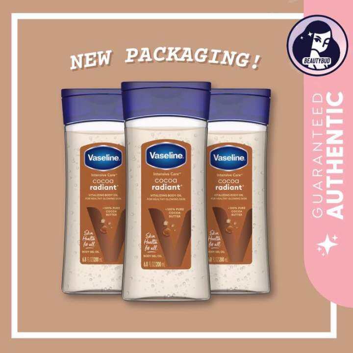 🇺🇸 NEW PACKAGING! VASELINE Vaseline Intensive Care Cocoa Radiant For ...