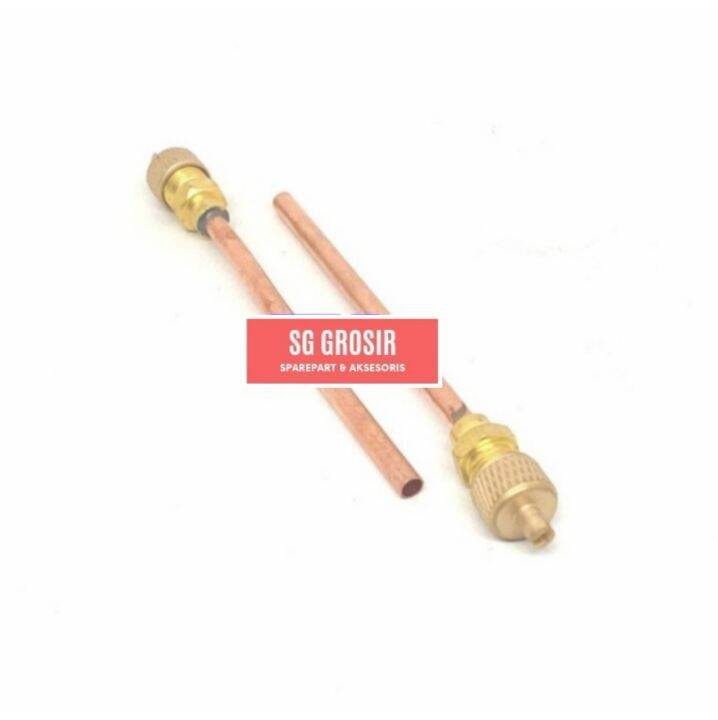 Pentil kulkas 1/4 pengisian freon / acces Valve/ nepel isi freon ...