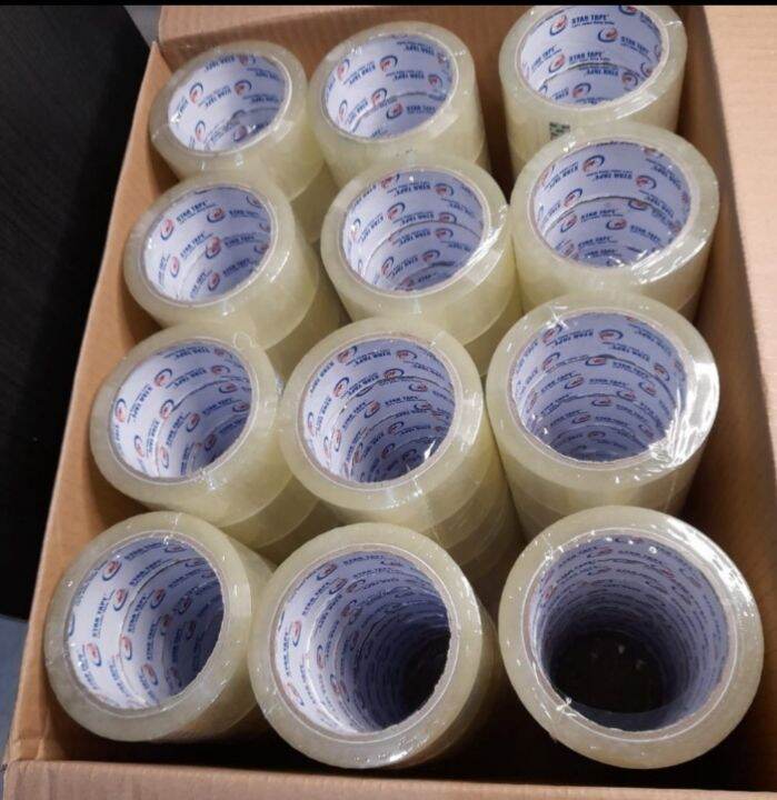 Lakban bening/ISOLASI 60meter lebar 4.5 cm | Lazada Indonesia