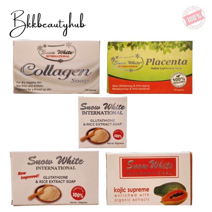 Original Snow White Moisturizing and Whitening Soaps from Thailand 🇹🇭 ...
