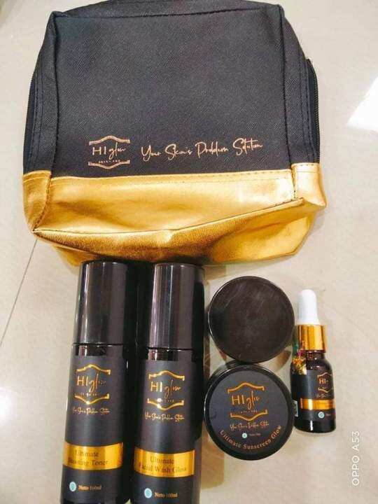 💯% ORIGINAL HARGA RESELLER HI GLOW Paket ULTIMATE GLOW / BRIGHTENING ...