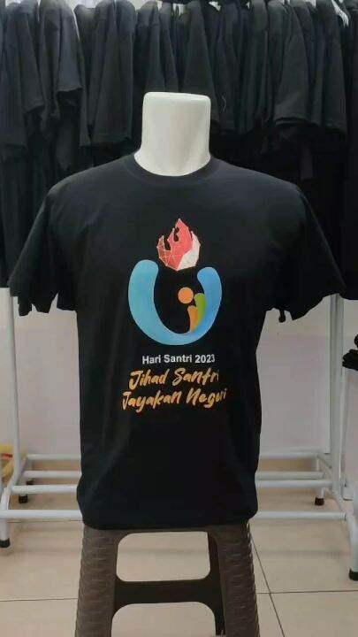 BA190 Kaos Gratis Topi dan Sticker Hari Santri Nasional 2023 HSN Jihad ...