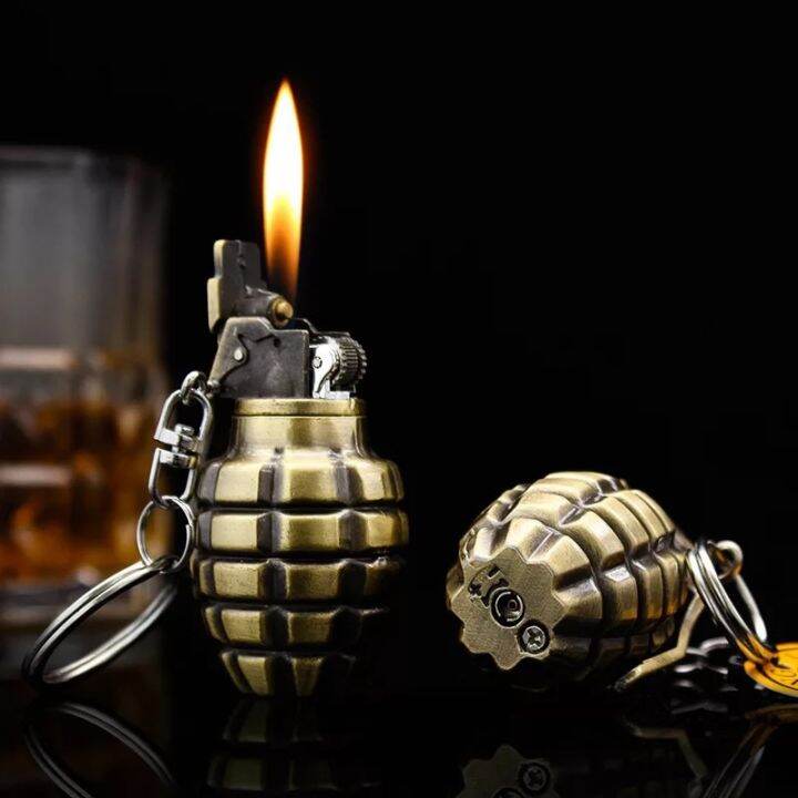 KOREK API BENTUK GRANAT Gold ZL803 Korek Api Unik | Lazada Indonesia