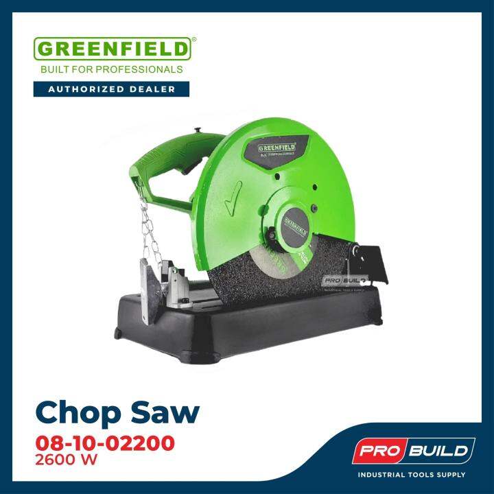 Greenfield Chop Saw (Cut off Machine) 08-10-02200 2600W | Lazada PH