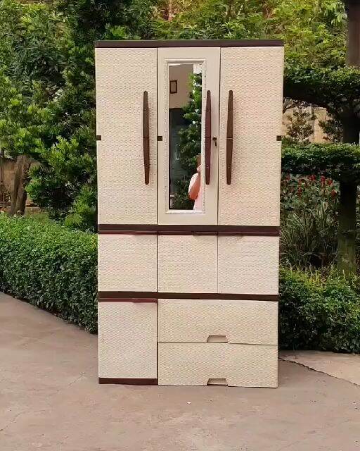 AKAKO Lemari plastik 3 pintu/Lemari Pakaian/LemariJUMBO/Akako 3 pintu ...