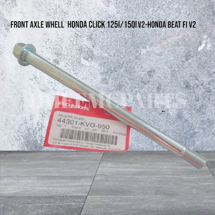 Genuine Front Axle Wheel Click 125i/150i V2/Beat Fi V2 | Lazada PH