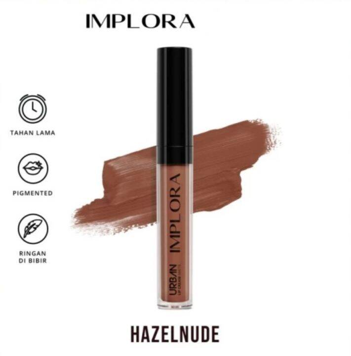 Implora Urban Lip Cream Matte 13 Hazelnude 2,9g. | Lazada Indonesia