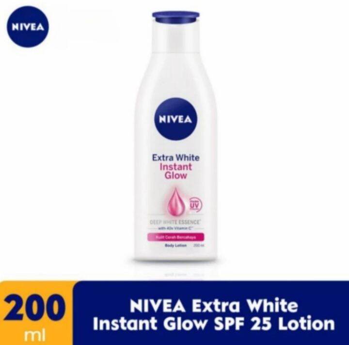 Nivea Body Lotion Extra White Instant Glow 200ml Lazada Indonesia