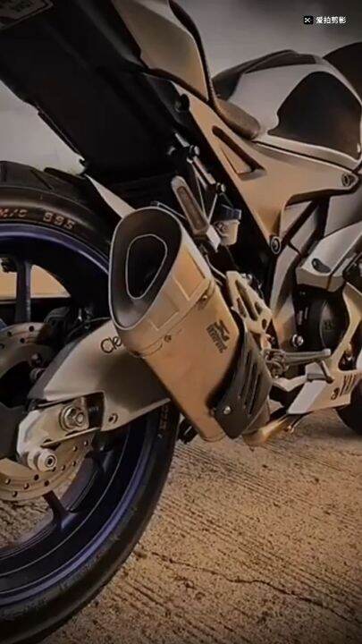Runye Cars Akrapovic M1 38-51MM Universal Motorcycle Exhaust Muffler ...