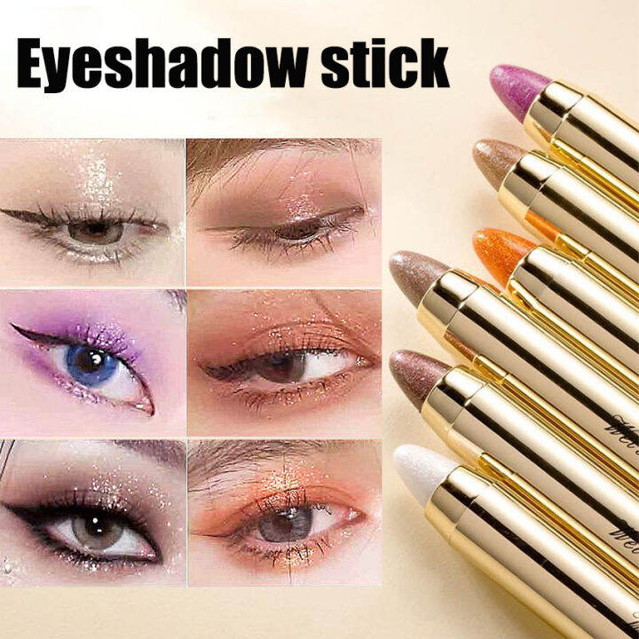 Glitter Pearly Lying Silkworm Highlighter Eyeshadow Pen Blusher Pencil ...