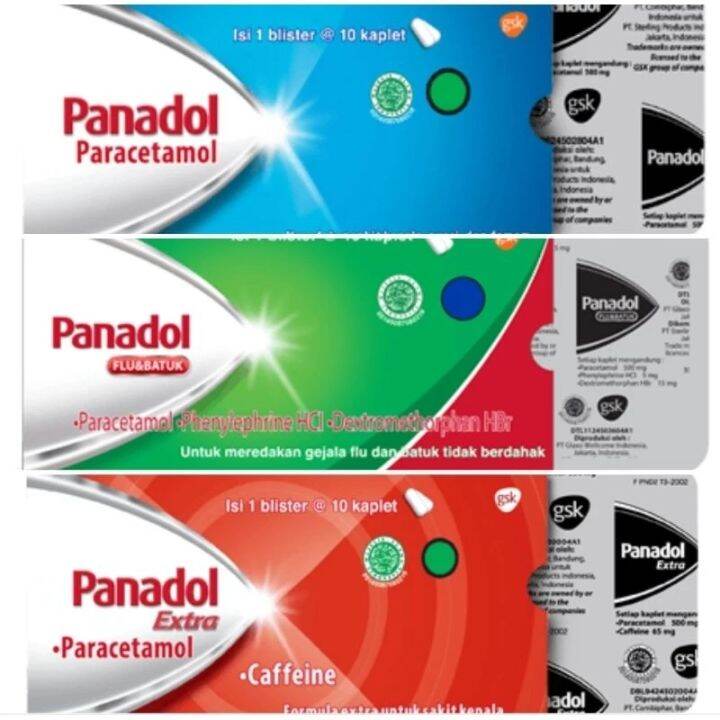 Panadol biru tablet 1 strip 10 tablet | Lazada Indonesia