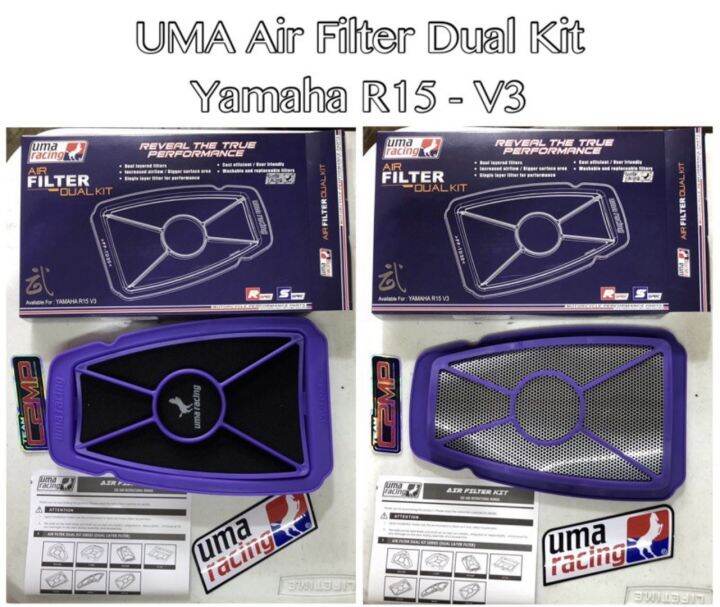 UMA Air Filter Dual Kit Yamaha R15 V3 | Lazada PH