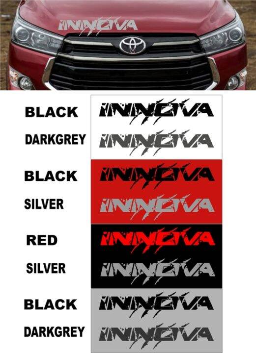 Toyota INNOVA Hood Sticker Monster Claw Design | Lazada PH