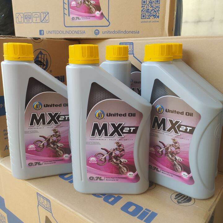 OLI SAMPING 2 TAK ORIGINAL UNITED MX 0.7 L LOW SMOKE WANGI by REPSOL ...