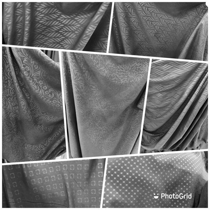 Kain/Bahan EMBOS JETBLACK HITAM PEKAT PREMIUM (Harga 0.5Meter) | Lazada ...