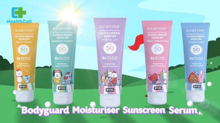 Azarine Body Guard Moisturizer Sunscreen Serum SPF50 PA++++ || Sunblock ...